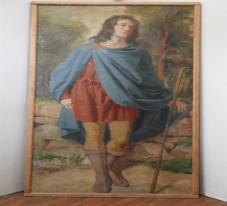 Quadro su tela figura religiosa